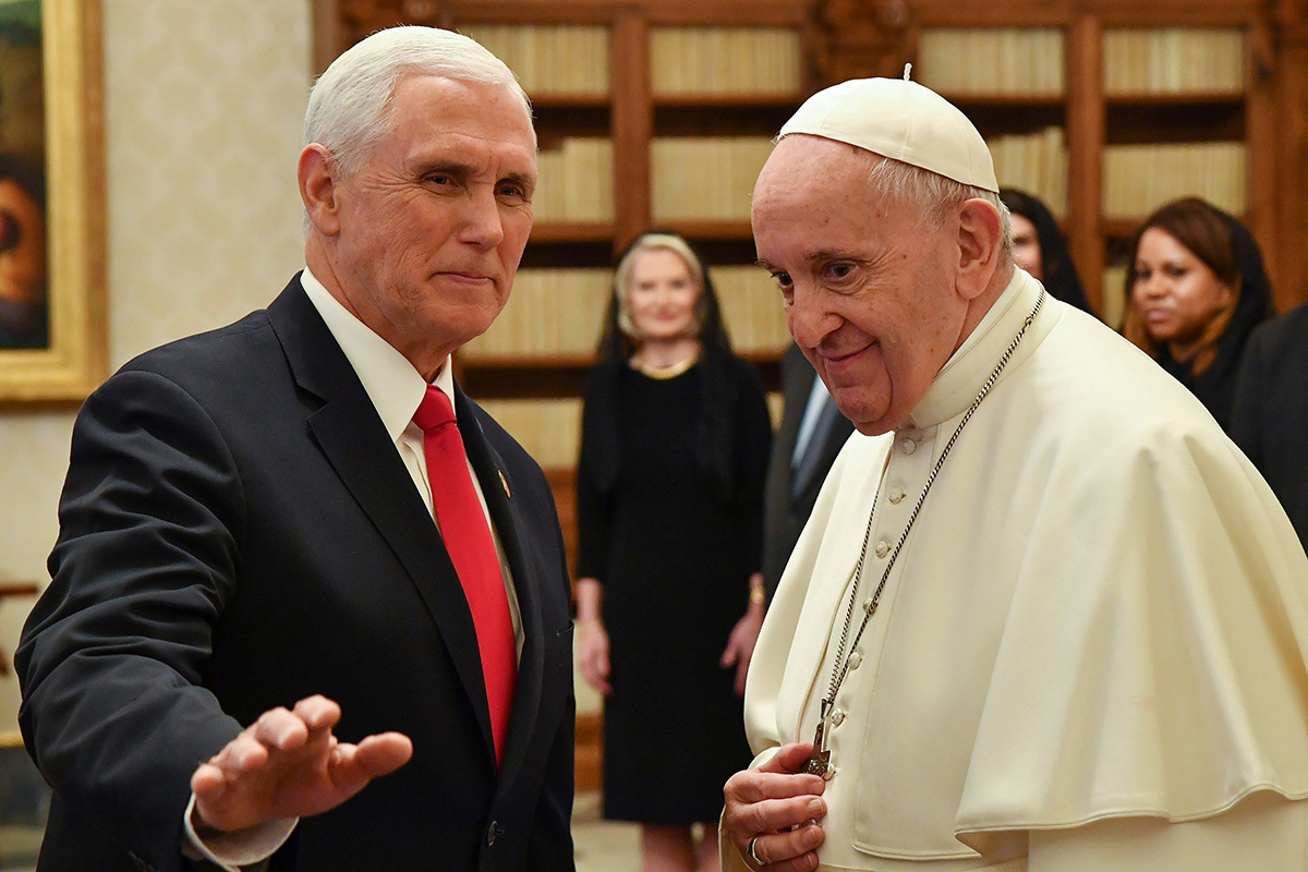 Mike Pence stokes backlash for calling Pope Francis 'Holy Father ...