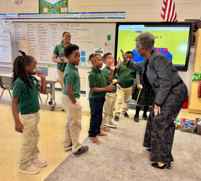 GALLERY: Ramah Junior Academy welcomes WSAV’s Kim Gusby