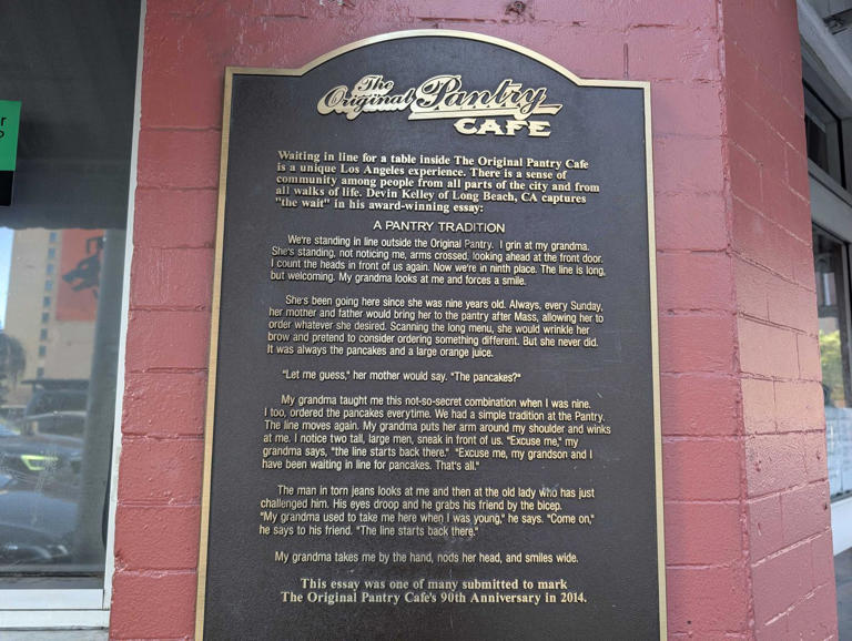 Legendary Los Angeles Restaurant the Original Pantry Cafe Suddenly ...