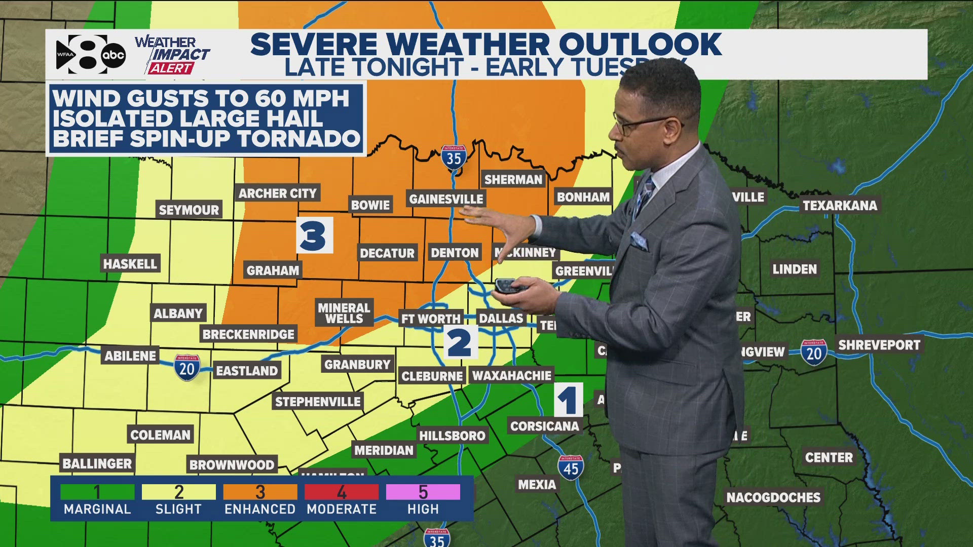 Storm chances overnight prompt WFAA Weather Alert Day tomorrow