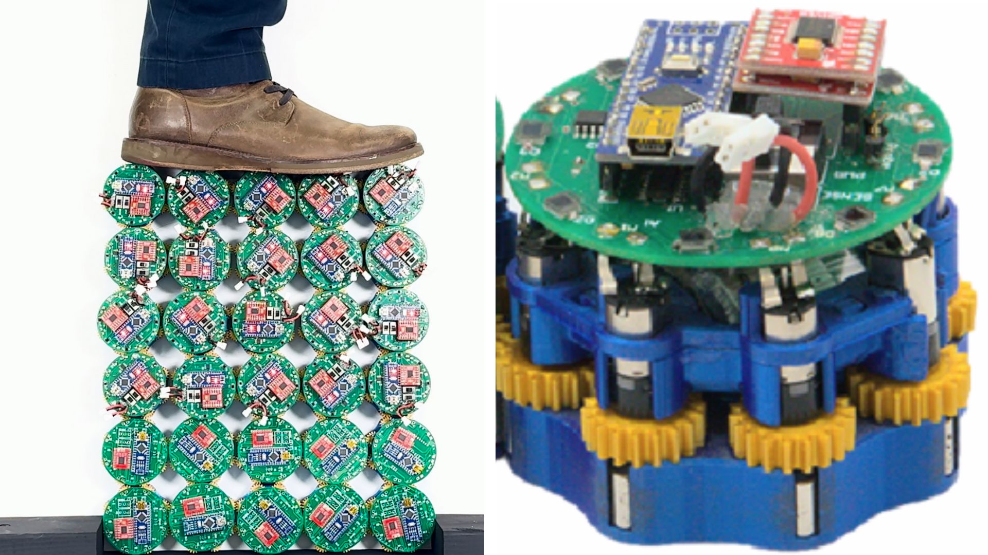 Shape-shifting robot swarm can move, stiffen, and adapt just like ...