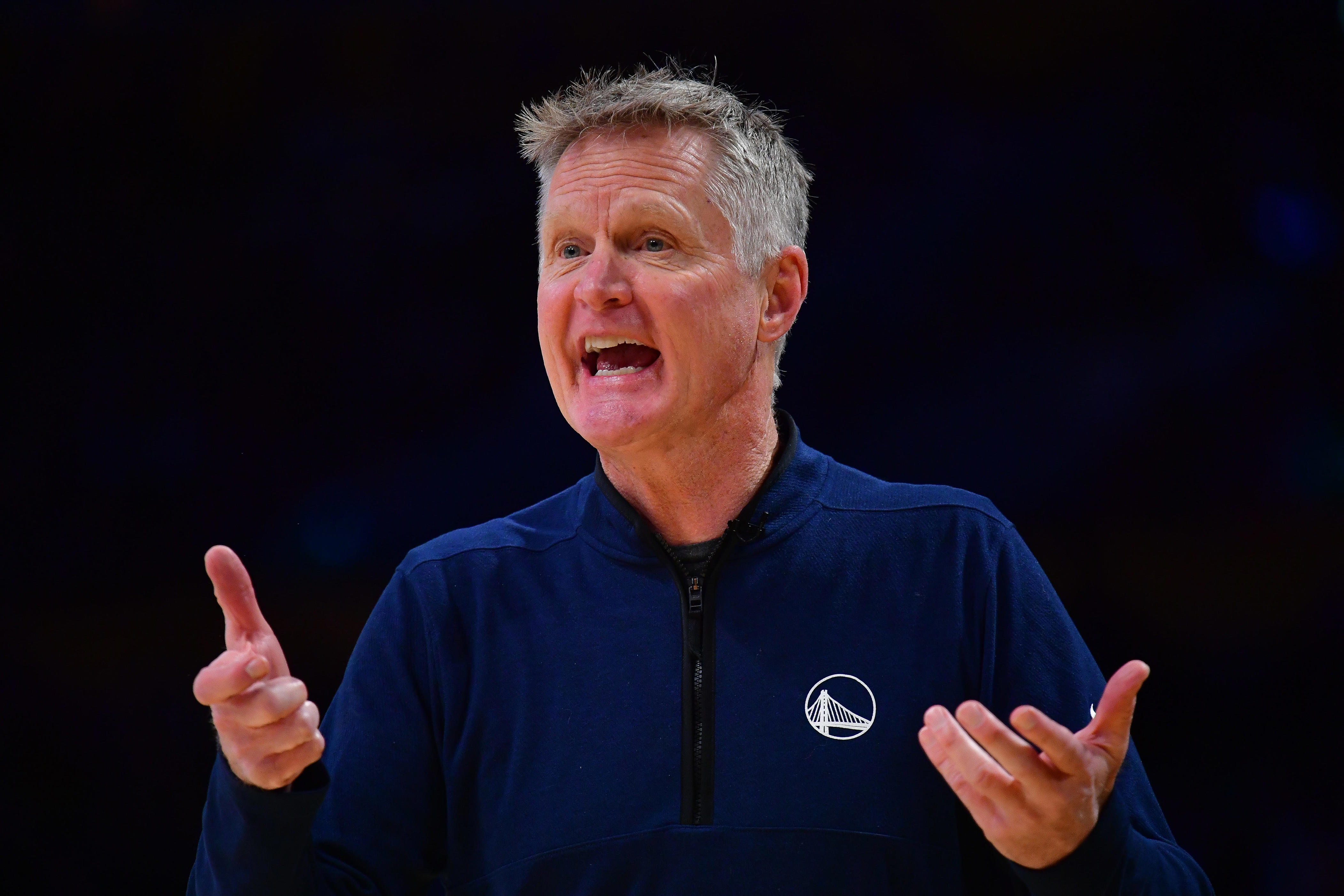 Steve Kerr pointedly rebuffed a reporter’s question about the Warriors ...