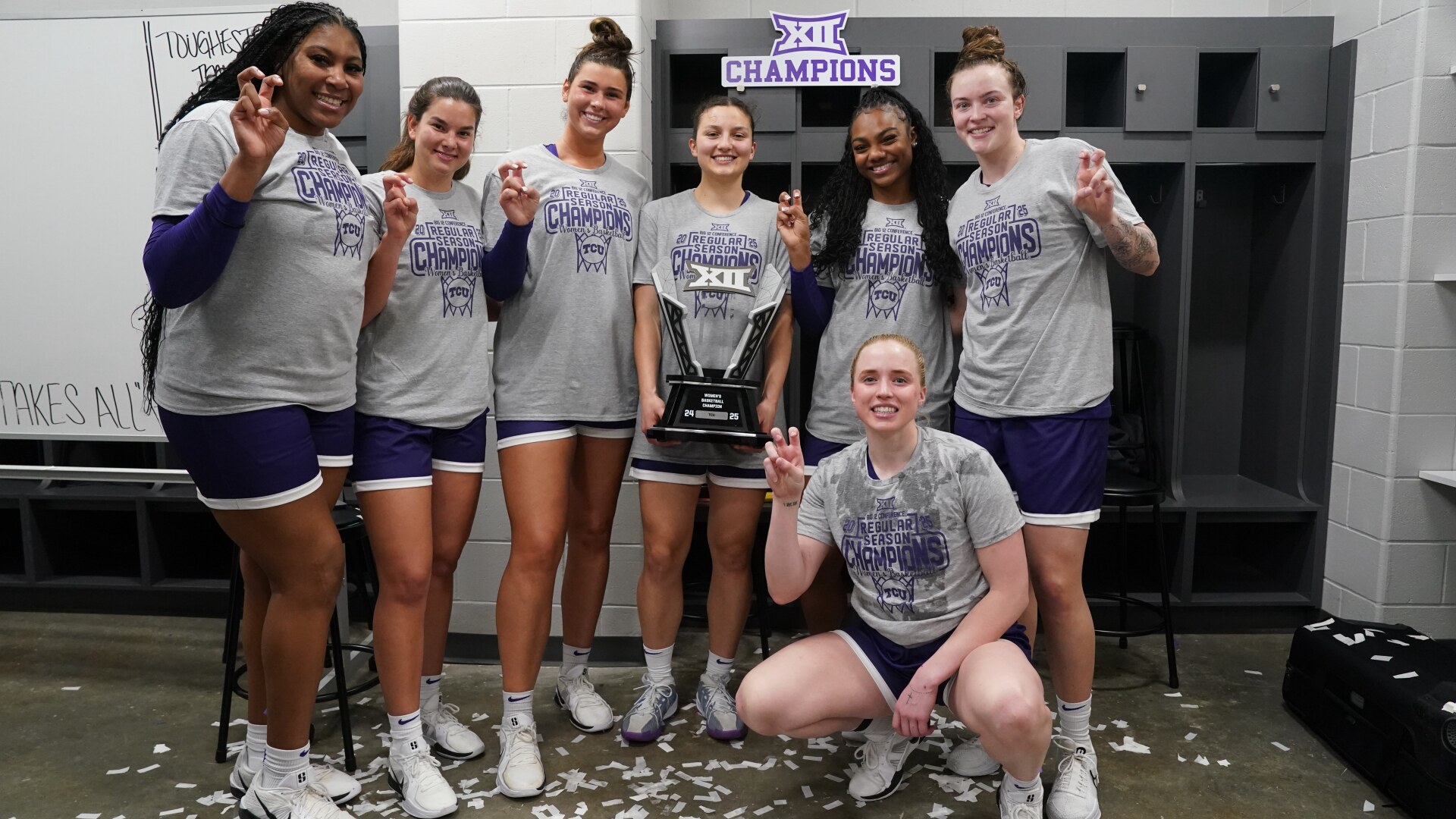 No. 10 TCU women go from 1 conference win and tryouts to Big 12 title ...