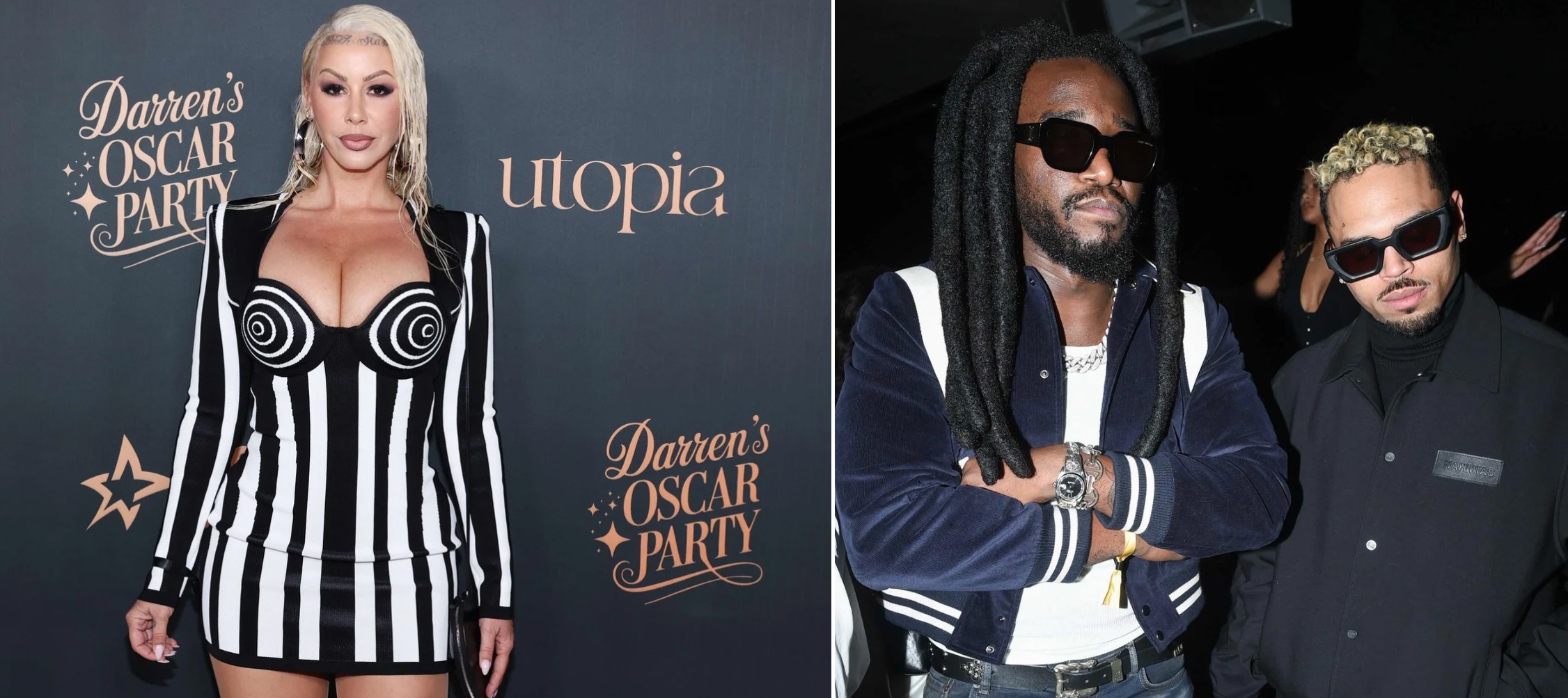 Diplo, Shaboozey, Amber Rose, Chris Brown, Bruno Mars, Brandon Lee, and ...