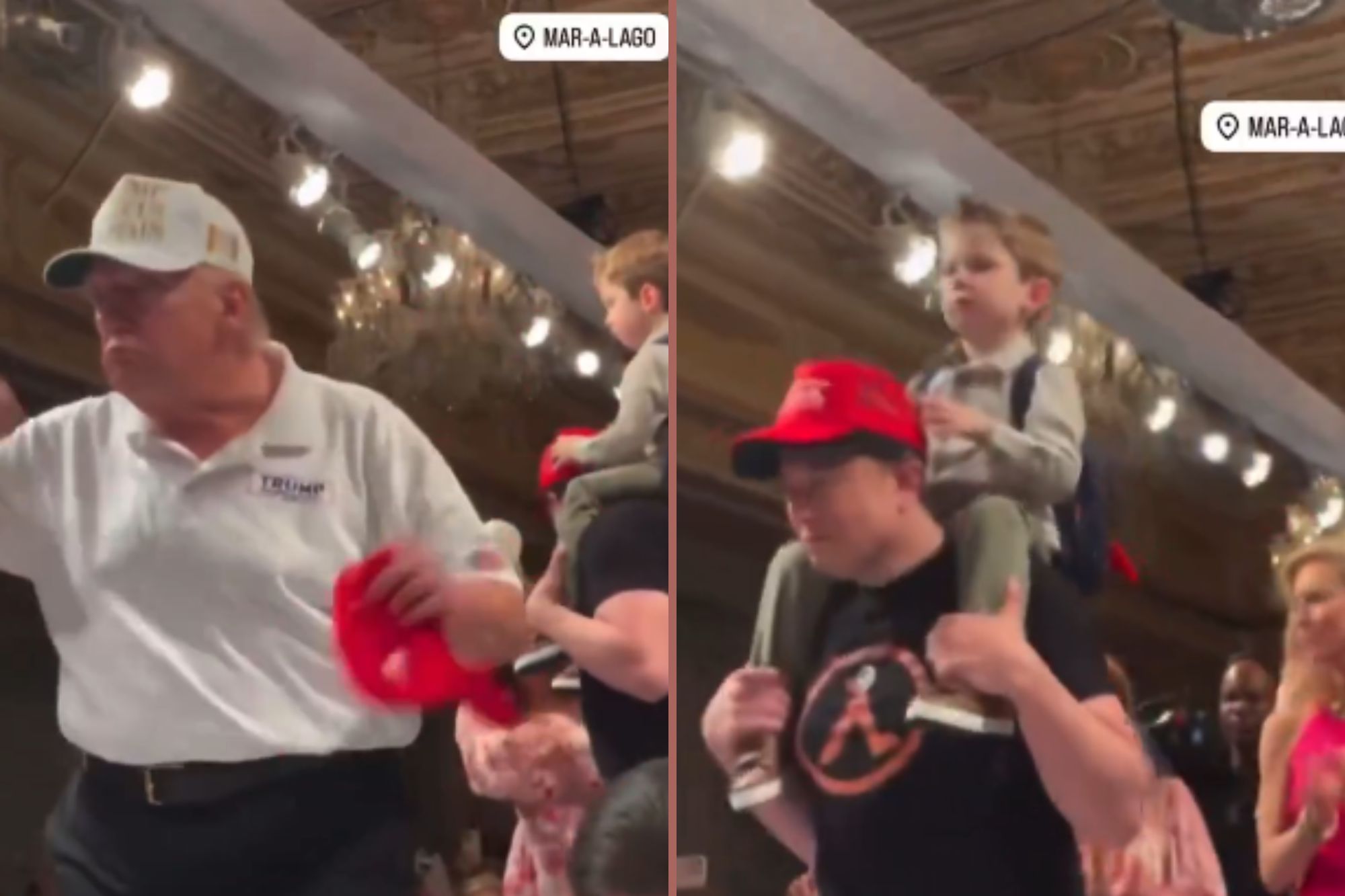 WATCH: Trump and Musk Dance on a Catwalk at Mar-a-Lago in 'Cringe ...