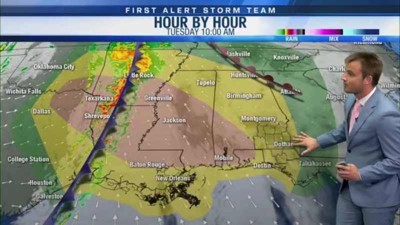 Wiregrass counties under level 2 severe weather risk late Tuesday ...
