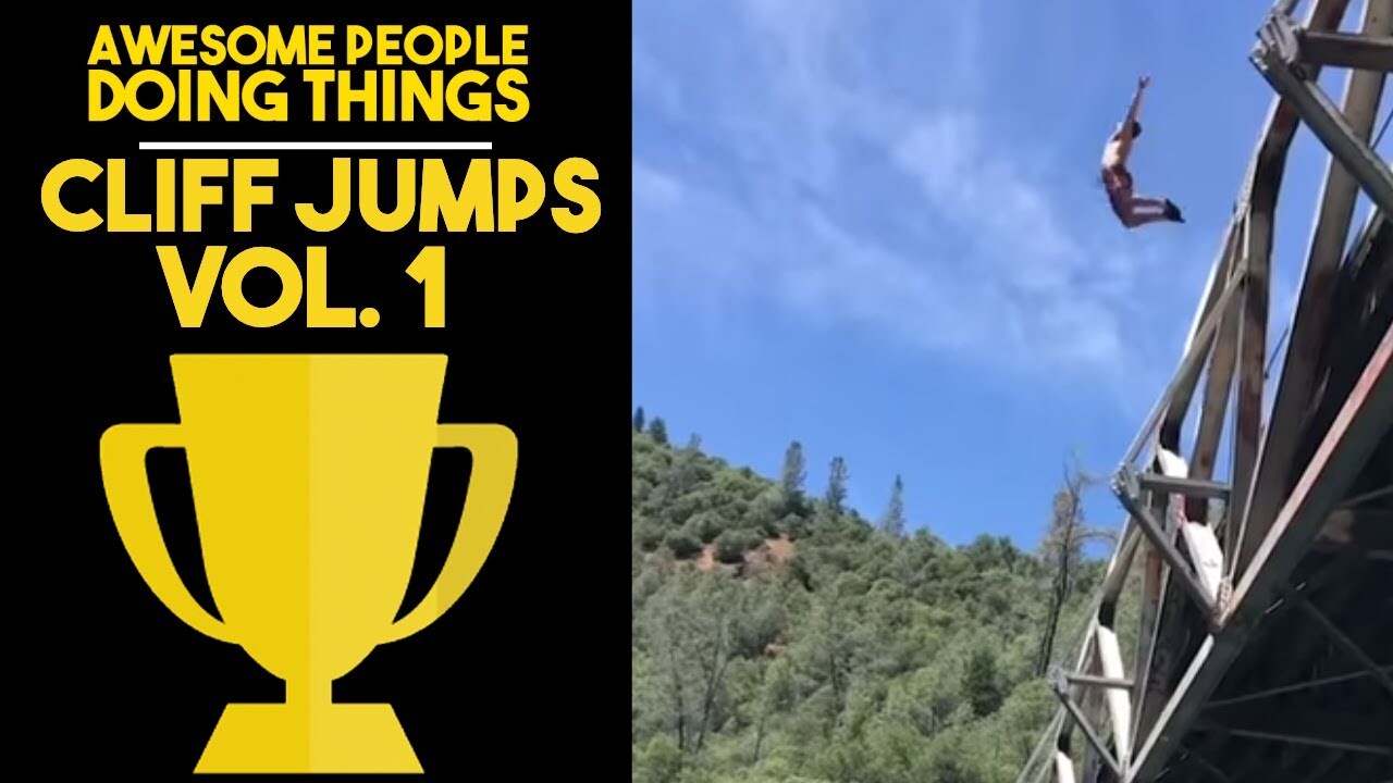 Awesome Cliff Jumps Vol. 1 | Awesome People Doing Things