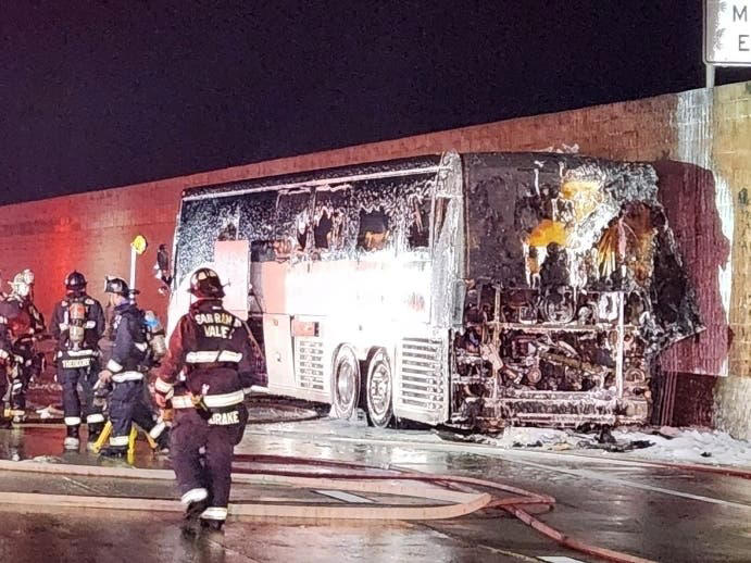 Bus Catches Fire On 680: CHP