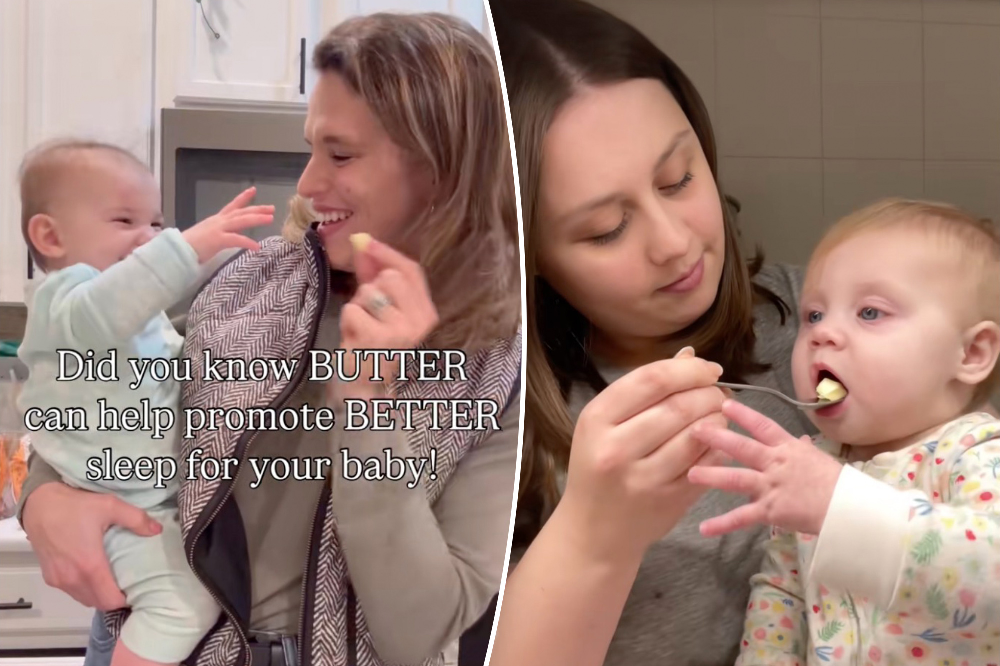 Parenting experts warn against using butter to lull restless babies to ...