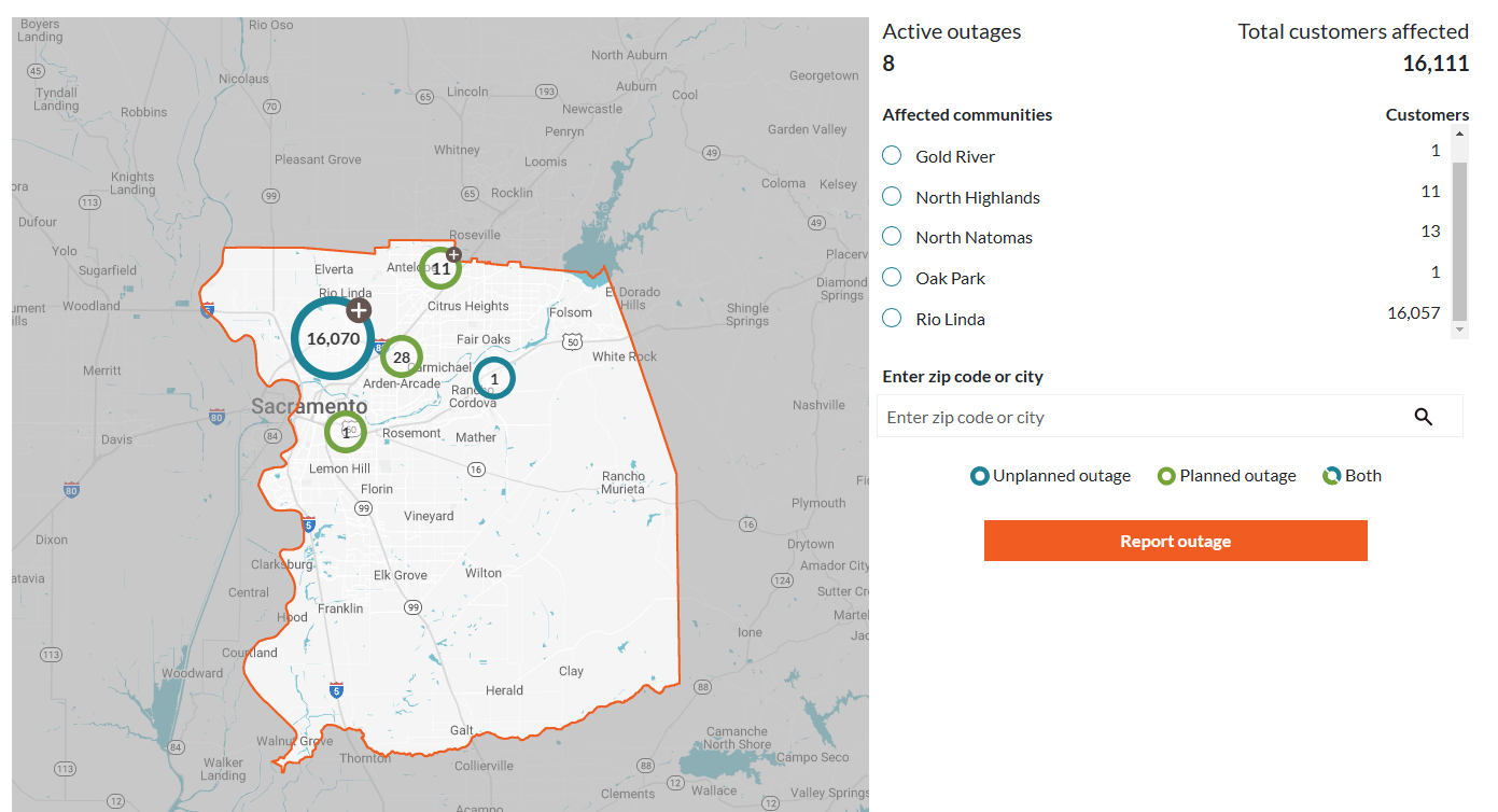 Power restored to 16K SMUD customers in Rio Linda