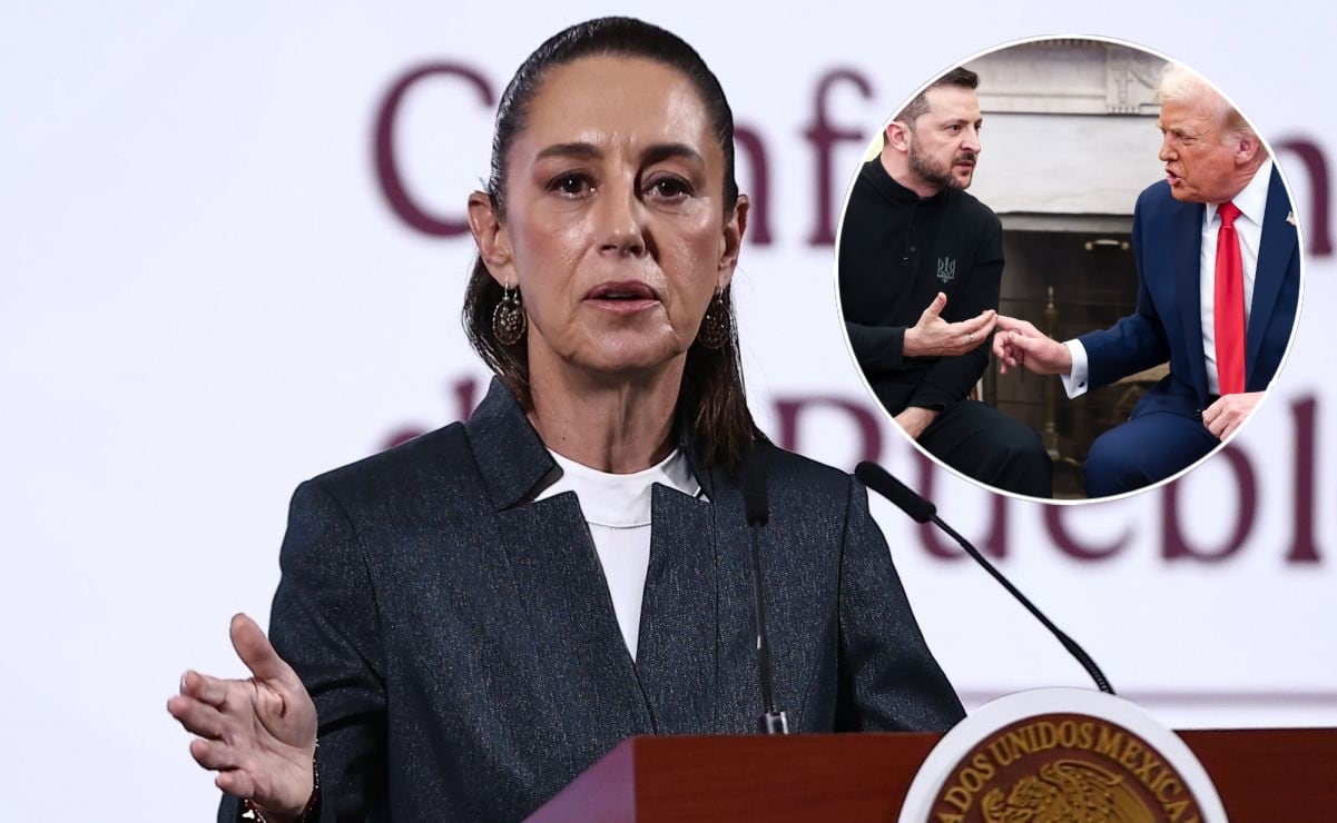 Sheinbaum reacciona a encuentro de Trump con Zelensky; México siempre ...