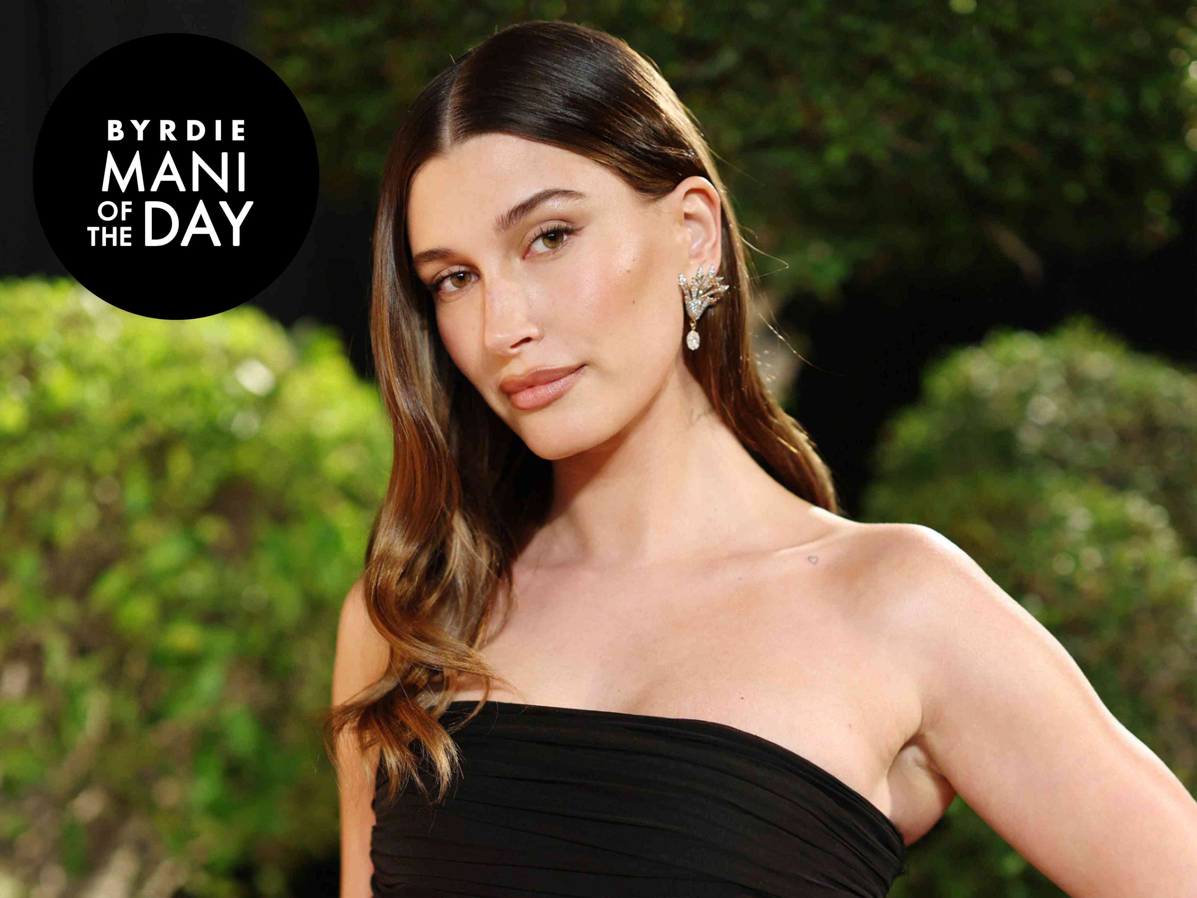 Hailey Bieber's Micro-French Manicure Is the Prettiest Spring Nail Inspo