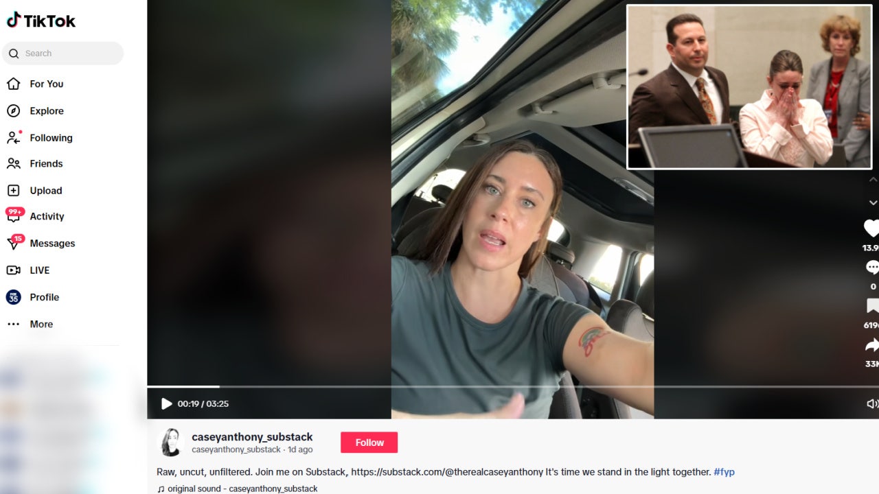 Casey Anthony joins TikTok, Substack to 'advocate' for self, daughter, Caylee Anthony