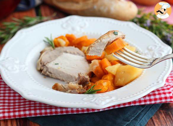 Varkensgebraad, recept voor de cookeo