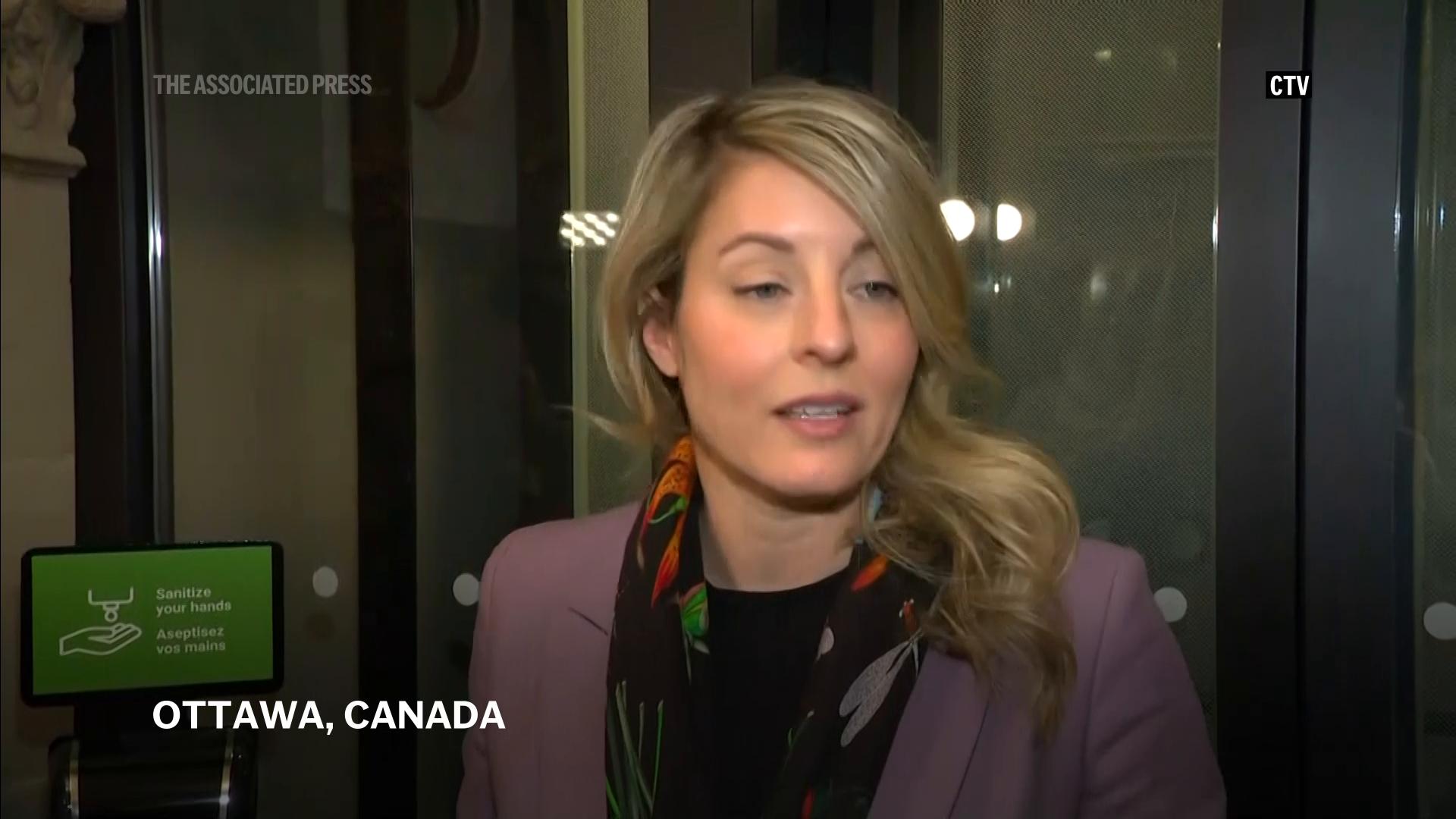 Foreign Minister Joly says Canada ready to impose $155 billion in ...