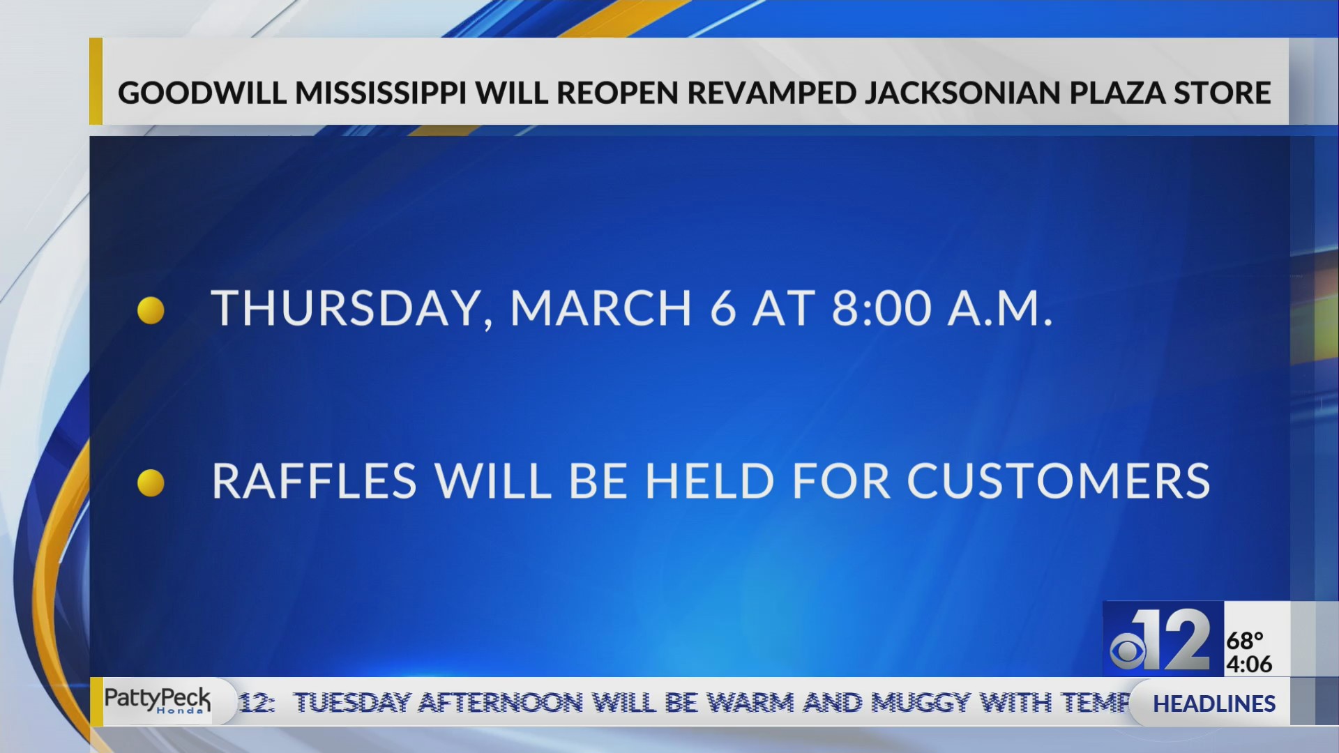 Goodwill Mississippi will reopen revamped Jacksonian Plaza store