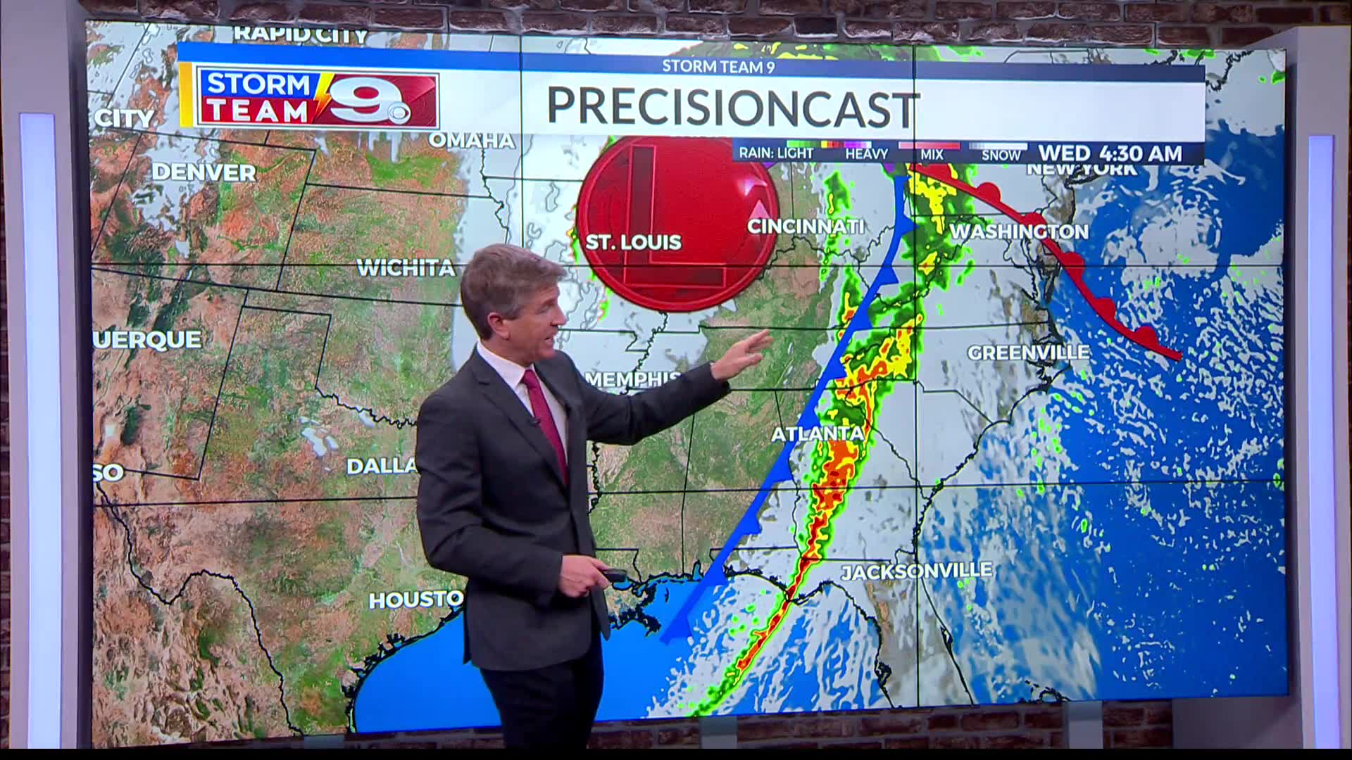 Severe storms Wednesday