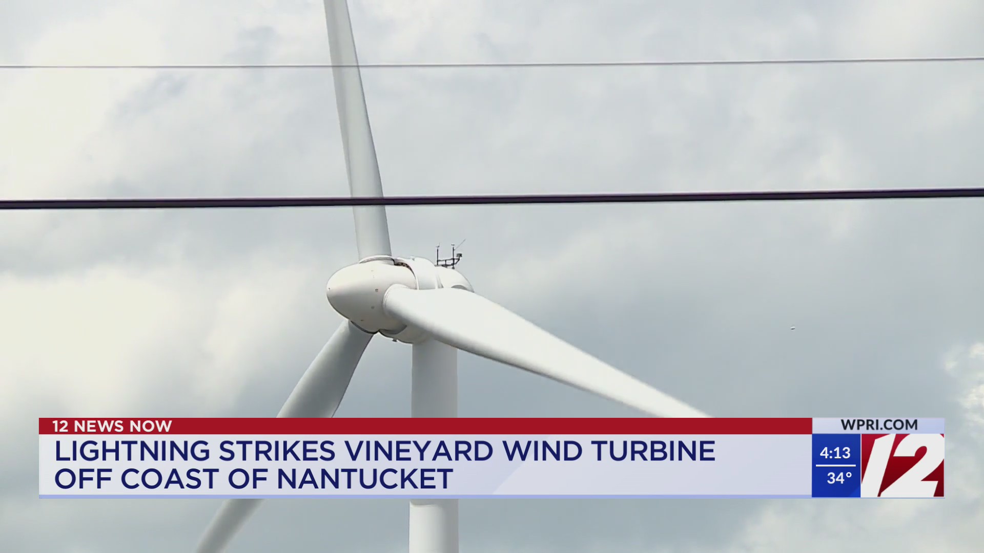 Nantucket wind turbine damaged again by lightning