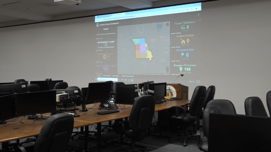 FOX 2’s exclusive look inside Missouri Emergency Operations Center