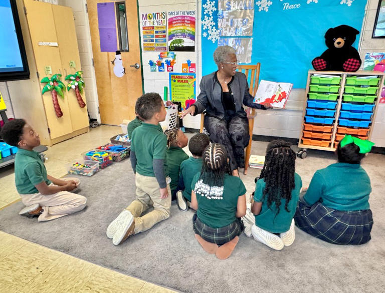 GALLERY: Ramah Junior Academy welcomes WSAV’s Kim Gusby