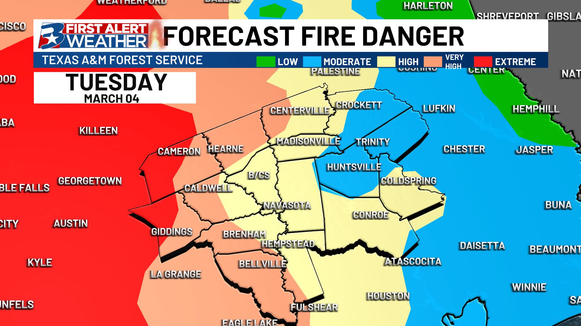 Elevated fire danger prompts Fire Weather watches and warnings within ...
