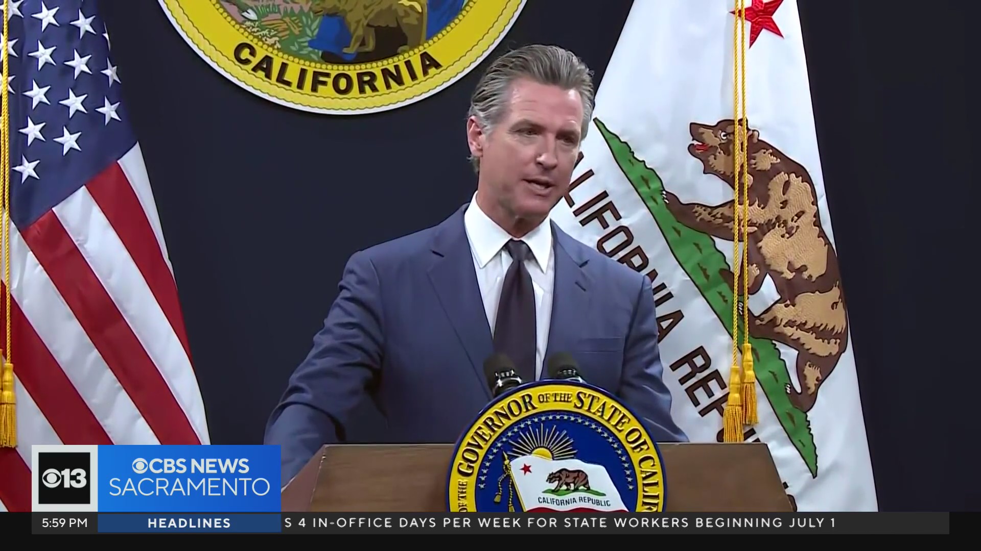 California governor issues new hybrid work mandate for state workers