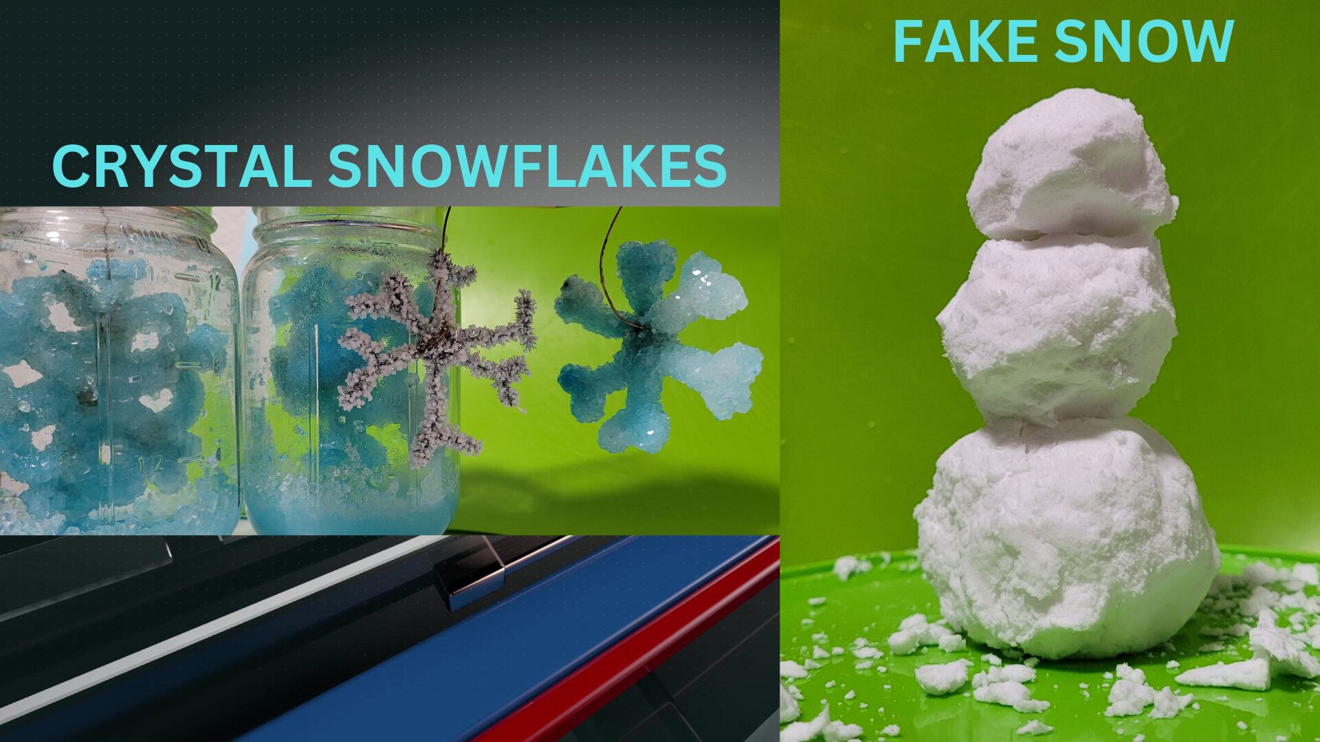 Make your own crystal snowflakes and snow: science experiments for the ...