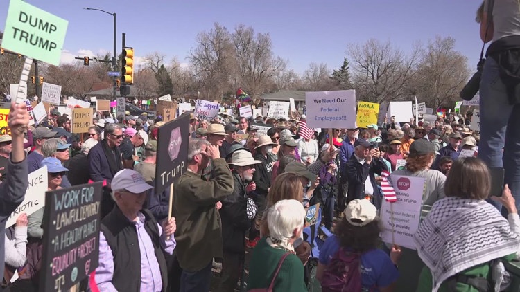 Hundreds rally in Boulder to protest NOAA job cuts
