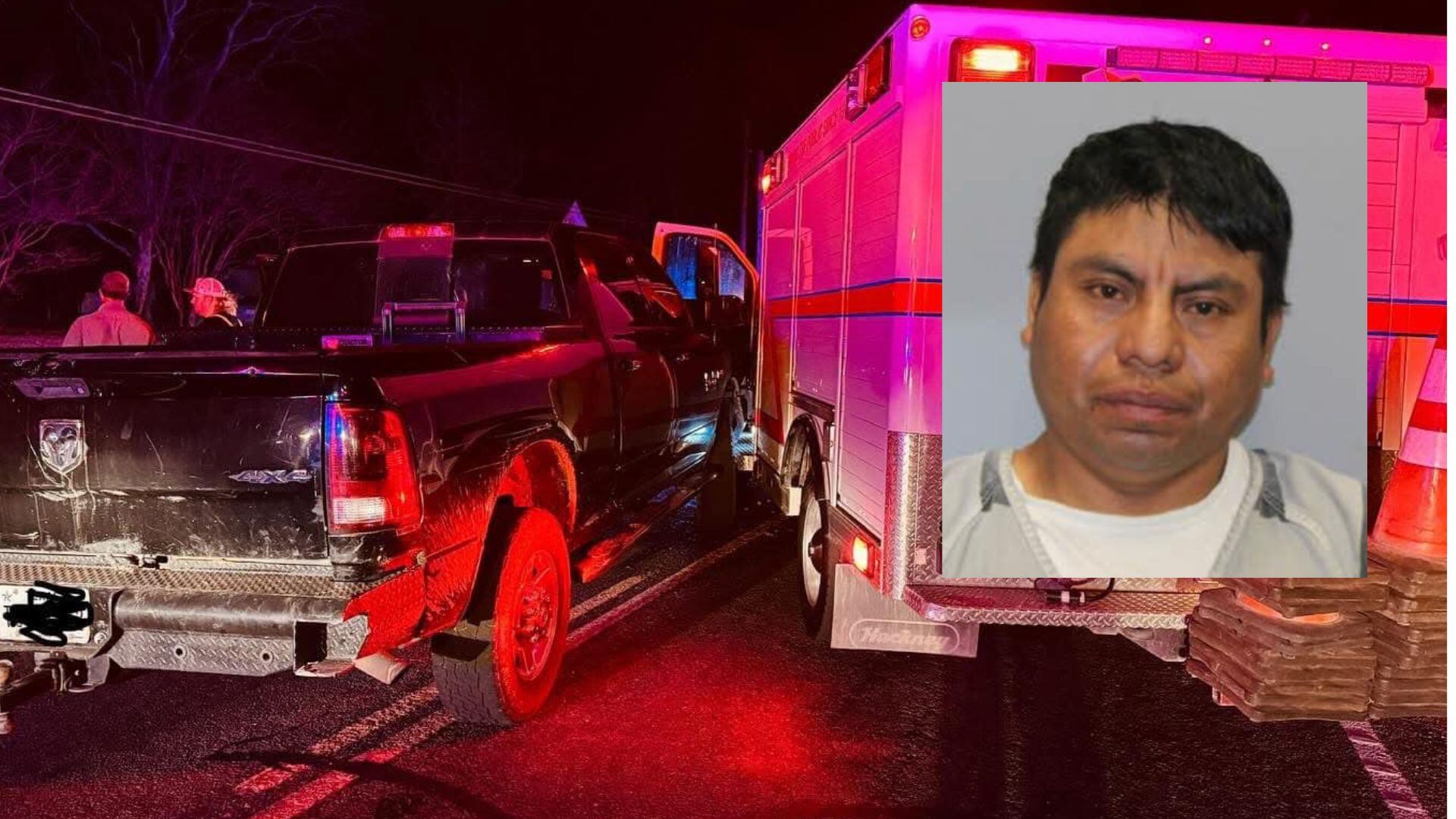 Sheriff: Man arrested on DWI charge after hitting emergency vehicle in ...