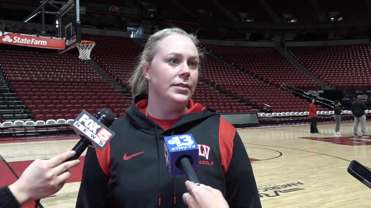 Lady Rebs Head Coach Lindy La Rocque speaks on the efforts towards the ...