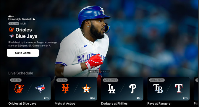 Apple, MLB announce 'Friday Night Baseball' schedule
