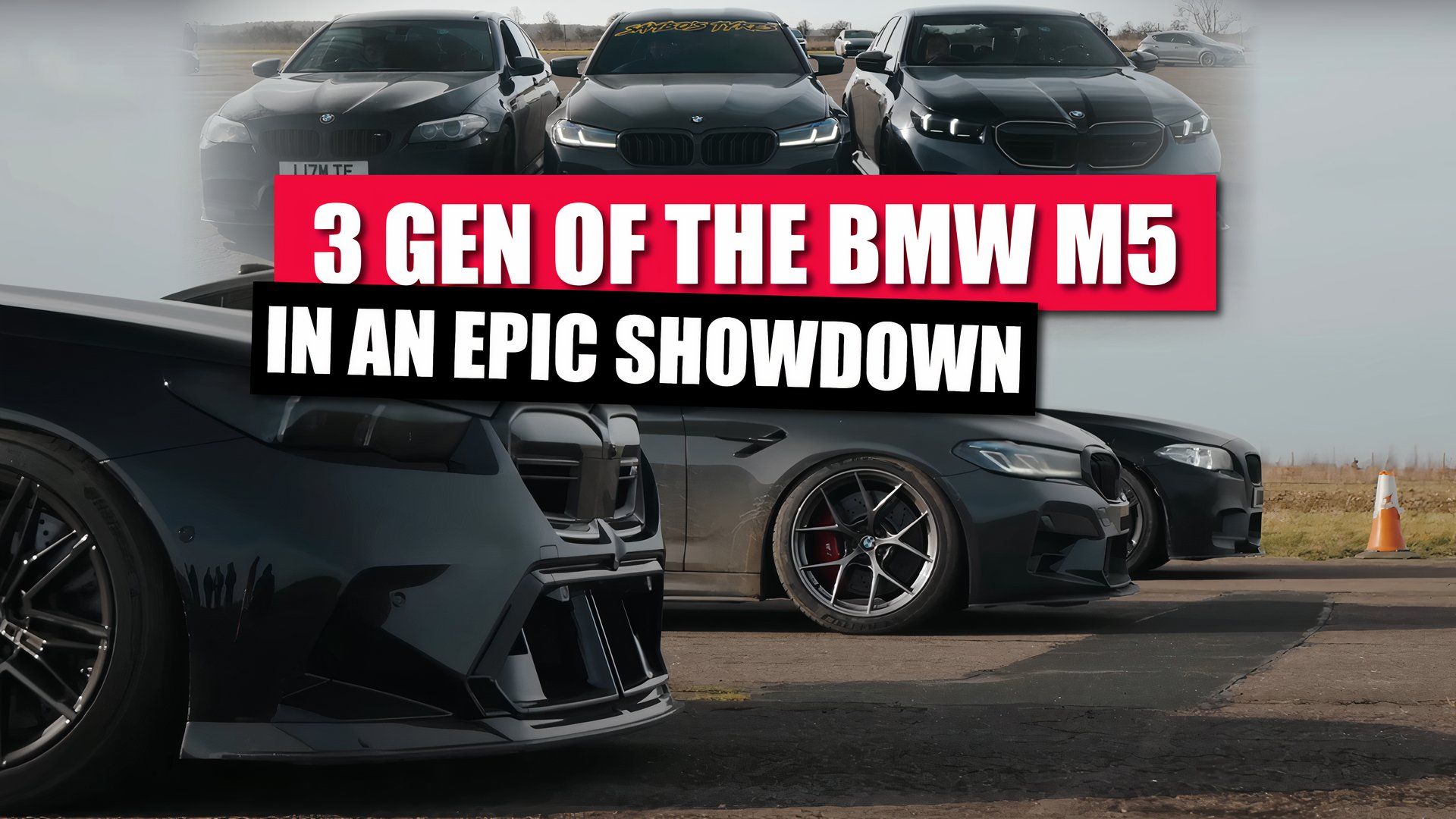 Epic BMW M5 Face-Off: Comparing Three Generations of Power and Speed