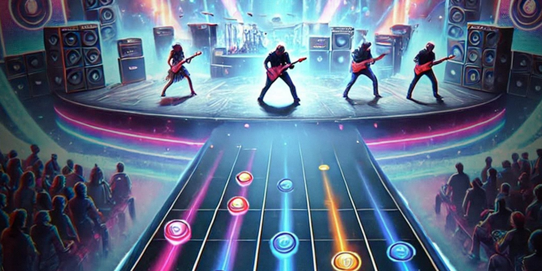 Guitar Hero Mobile Launching Later This Year, Under Fire For AI Art