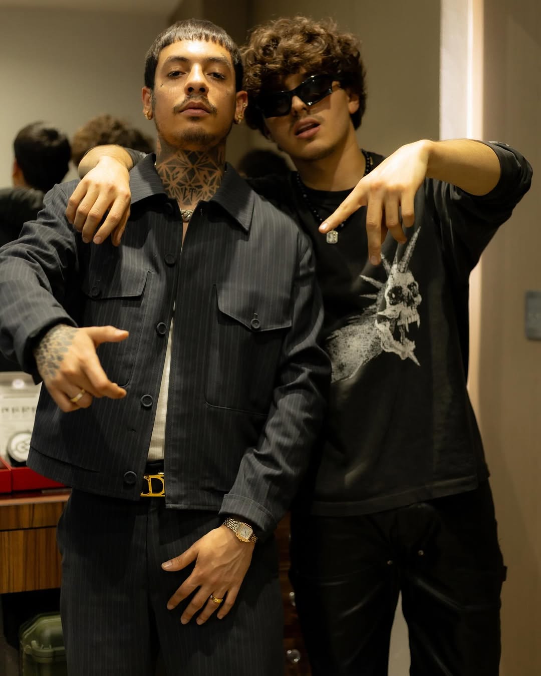 Natanael Cano y Gabito Ballesteros sorprenden con foto juntos