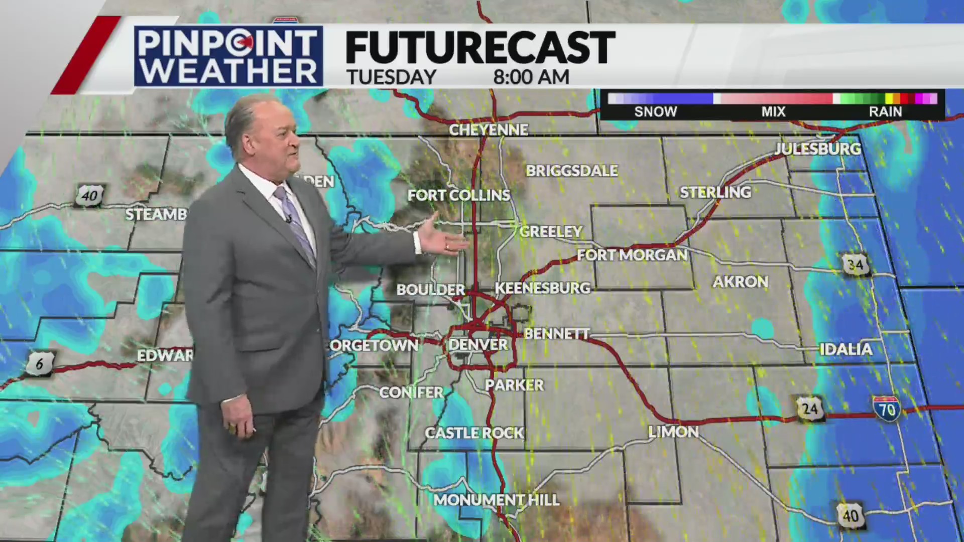 Denver weather: Pinpoint Weather Alert Day Tuesday for blowing snow