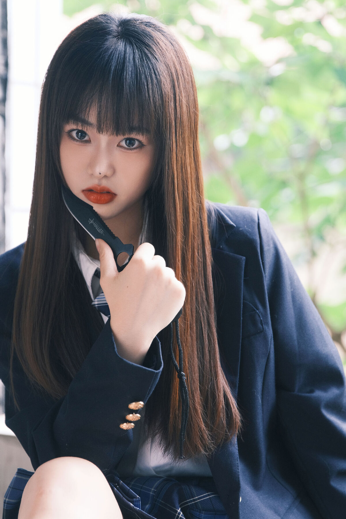 JK制服写真 | 病娇少女 | 摄影师 李稚明