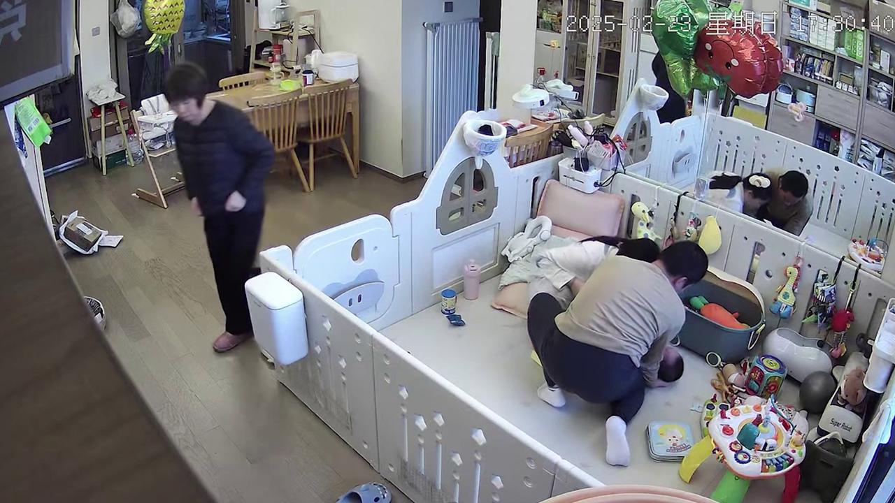 Nine-month-old baby nearly chokes on toy egg