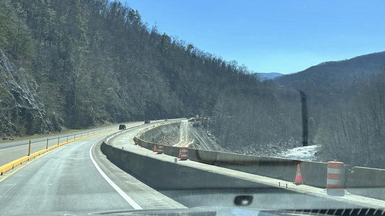 How's the drive on the reopened I-40 section near the North Carolina ...