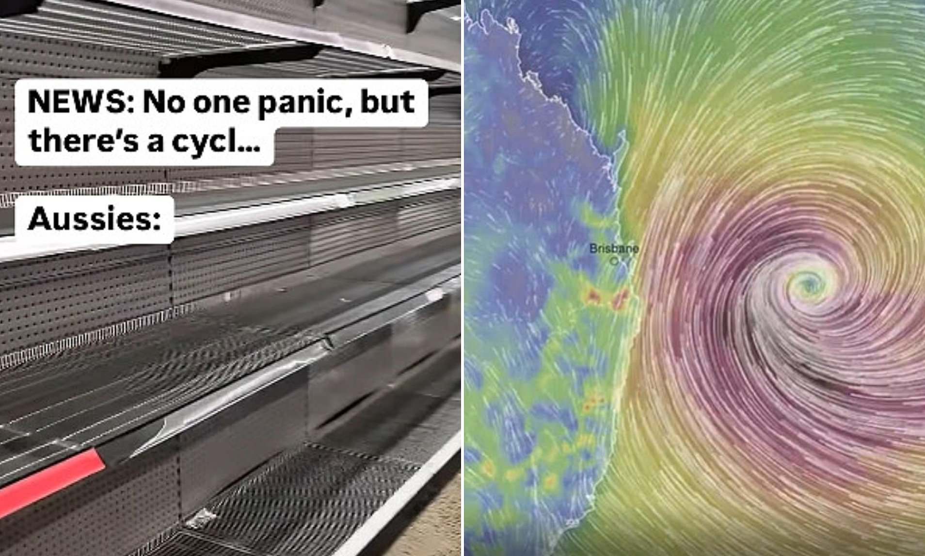 The two items Aussies are panic buying as Cyclone Alfred hits