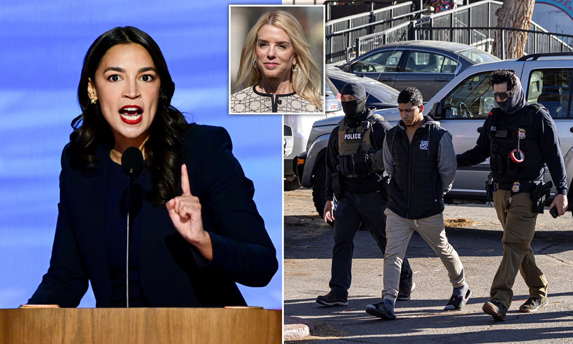 Pam Bondi eyes charging AOC for helping migrants evade ICE