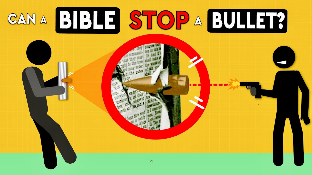 Discover if a Bible can stop a bullet under real conditions