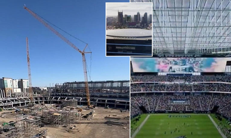 Stunning footage emerges from inside Tennessee Titans' new $2.1billion ...
