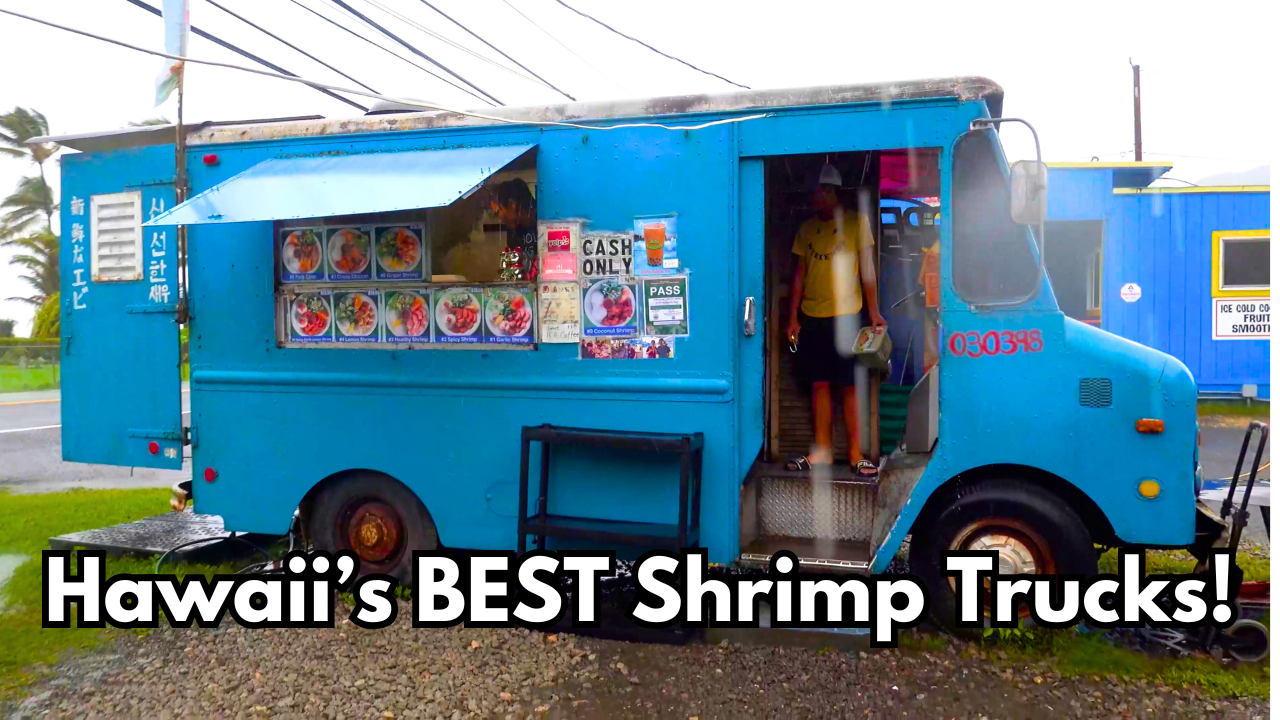 Hawaii’s BEST Shrimp Trucks! 🦐 Oahu’s Must-Try Seafood!