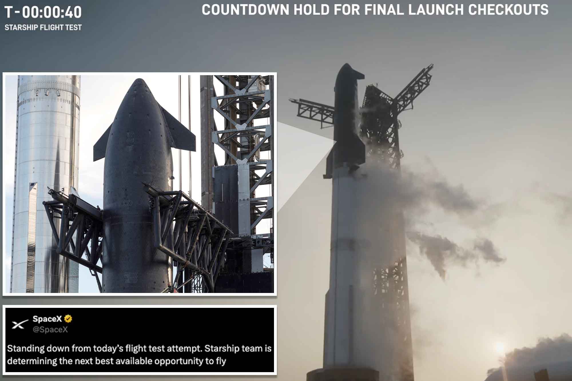 SpaceX Starship 8 test postponed following unresolved booster issue