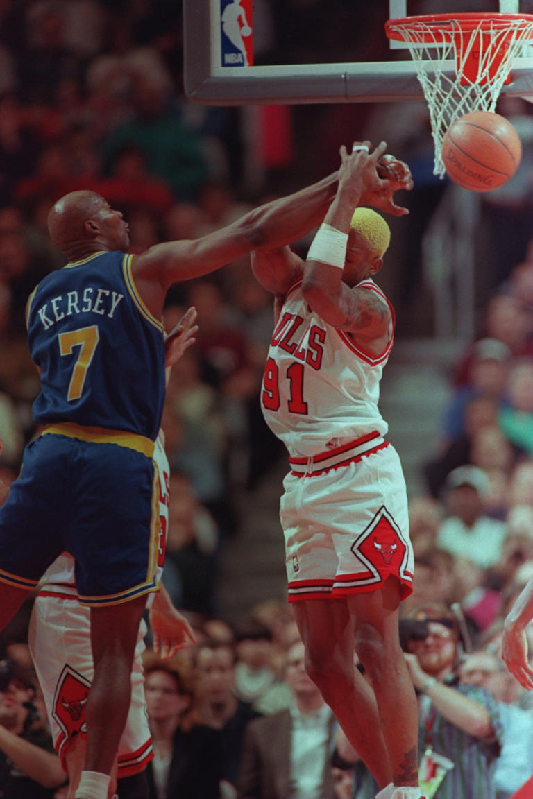 Golden State Warriors jersey history - No. 7 - Jerome Kersey (1995-96)