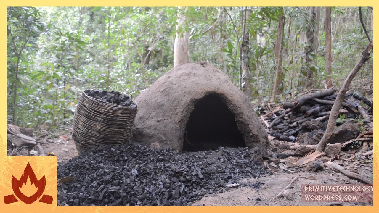 How Primitive Kilns Convert Wood to Pure Carbon