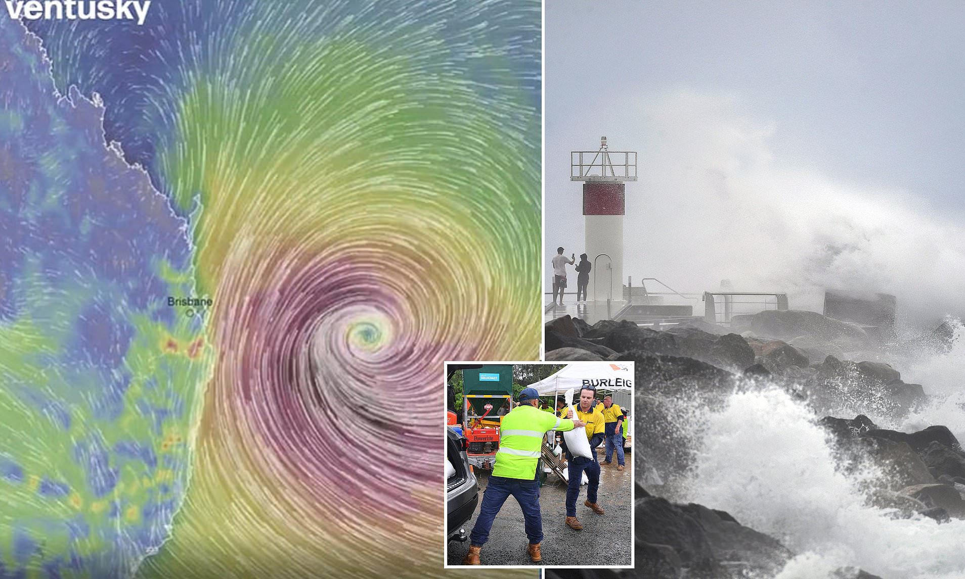 Millions of anxious residents brace for carnage as cyclone hits coast