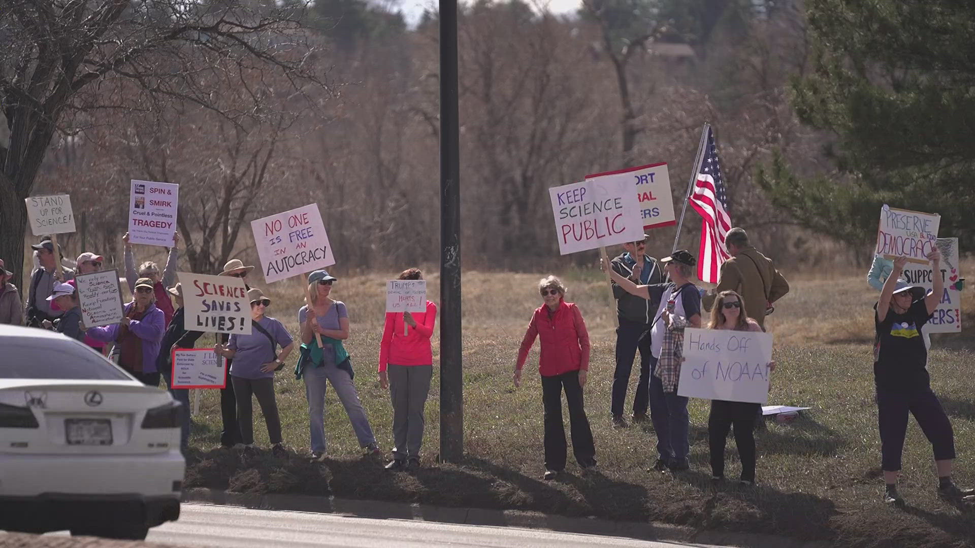 Latest Headlines | Group protests NOAA cuts in Boulder