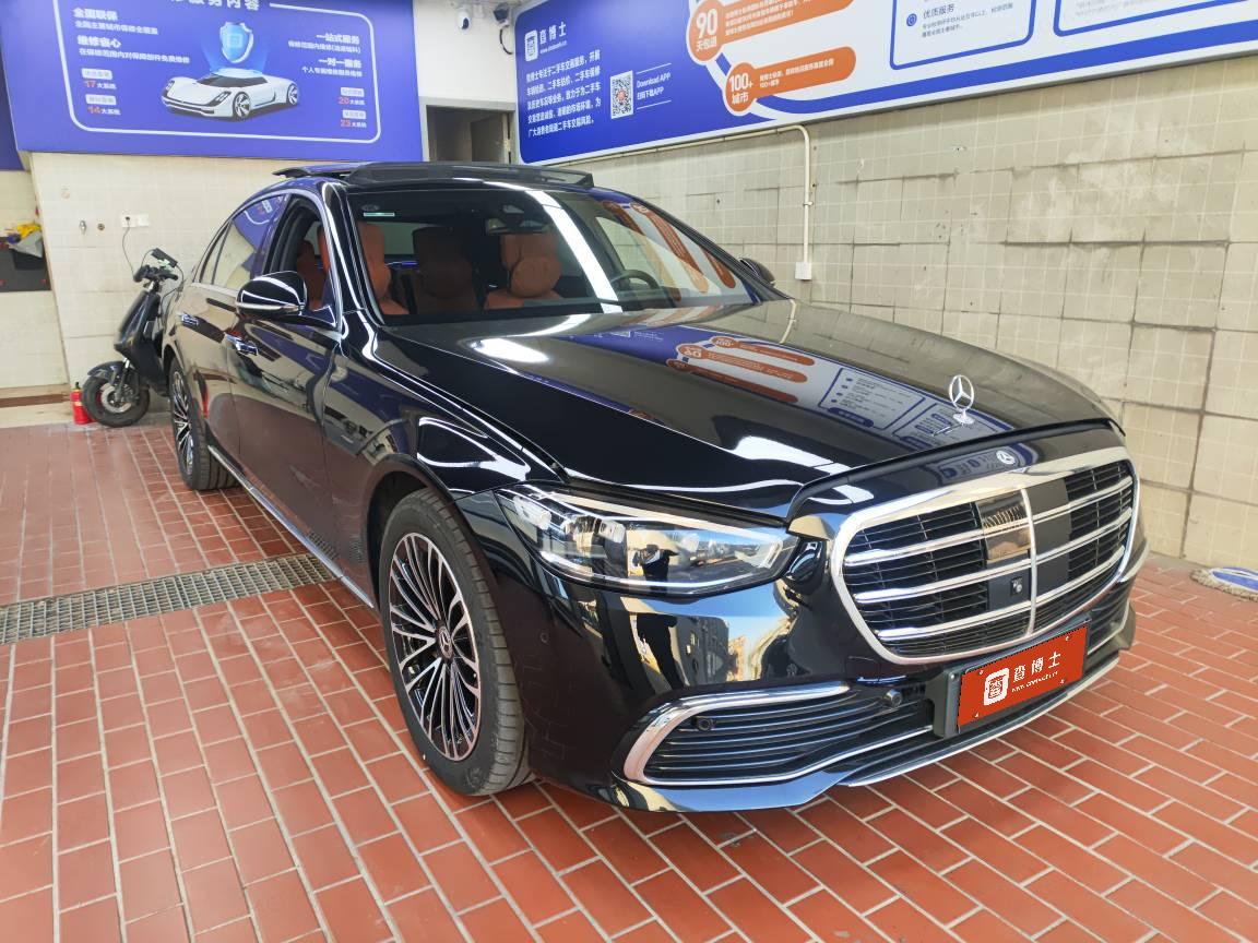 奔驰 奔驰S级新能源 2023款 S 450 e L 插电式混合动力轿车实拍图