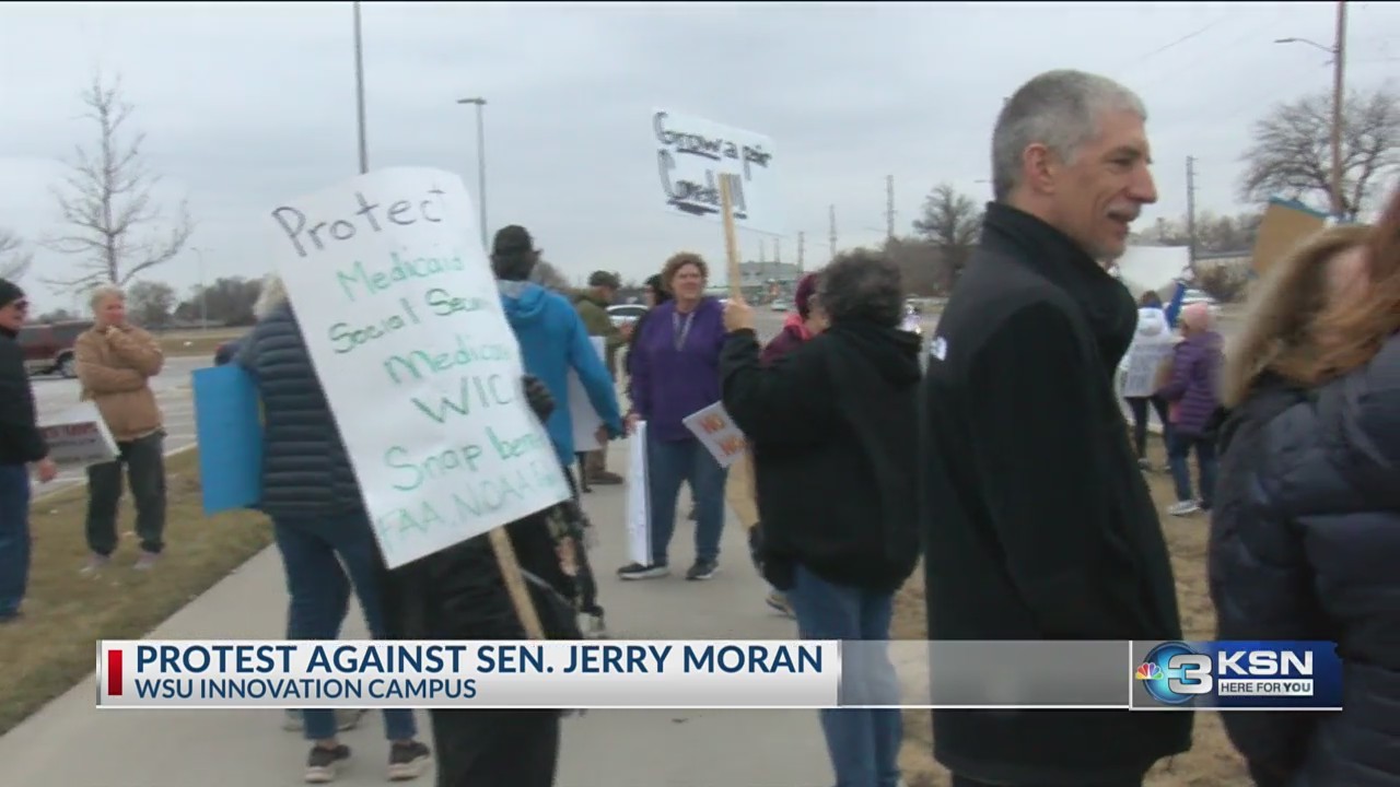 Protest held in Wichita against Sen. Moran